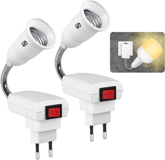 Stopcontactlamp - Stekker Lamp - Lamp in Stopcontact - Stekkerlampje | bol