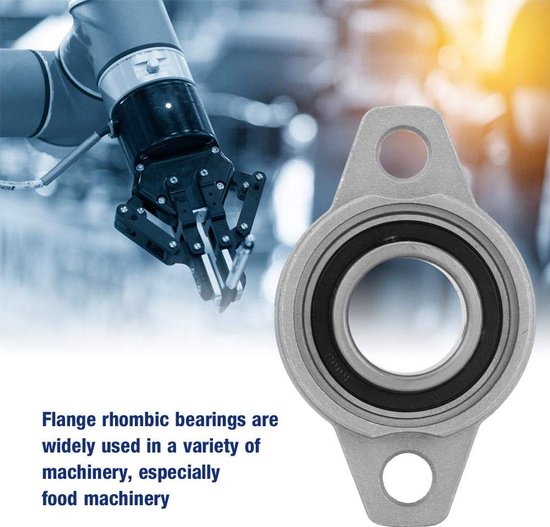 Zinc Alloy Housing Flange KFL006 – Corrugated Diamond Bearing Rhombic ...