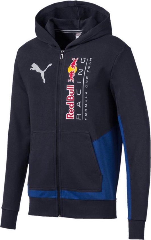 PUMA Red Bull Racing Logo Hooded Sweat Jacket Trui Heren - NIGHT SKY | bol