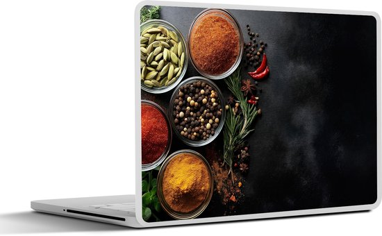 Laptop sticker - 12.3 inch - Glazen - Bakjes - Blaadjes - Kruiden ...