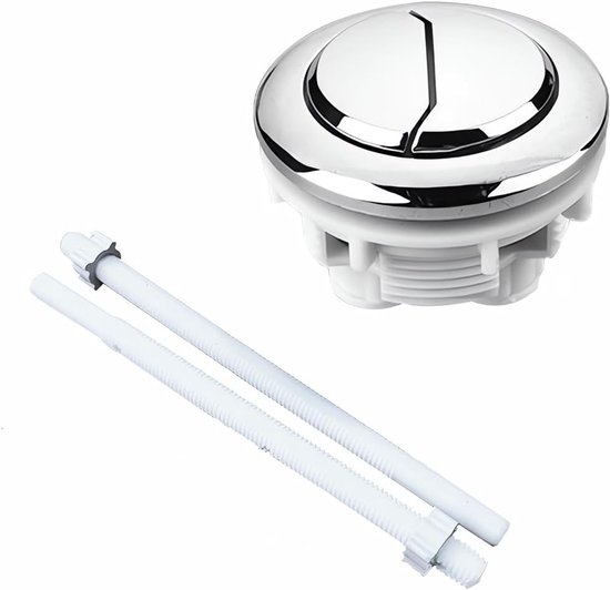 Round Double Toilet Push Button, 48mm Toilet Cistern Push Button ...