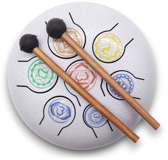 Steel Tongue Happy Drums 7 Chakra - 18cm | bol
