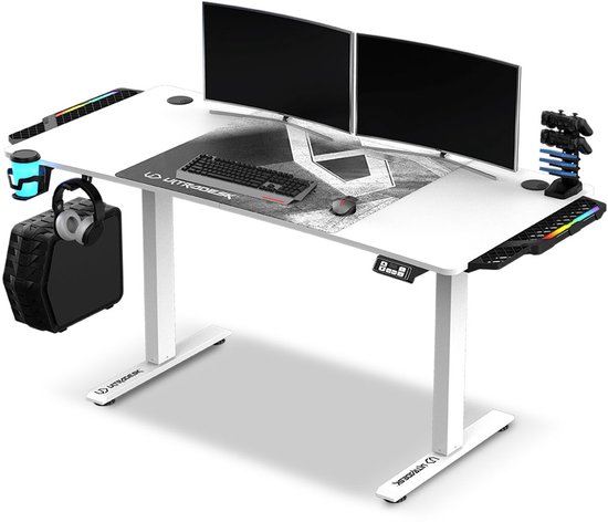 Ultradesk LEVEL V2 LED RGB – Bureau met Elektrische Hoogteverstelling ...