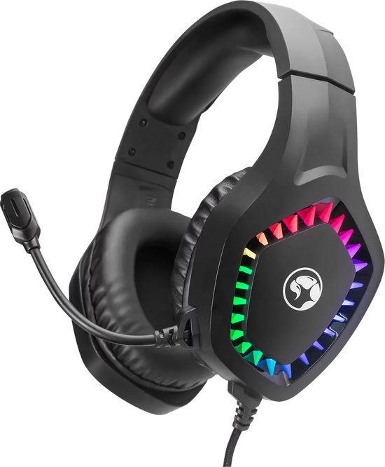 Marvo Tactic 20 – Gaming Headset met RGB | USB + 3,5 mm | 40 mm Drivers ...