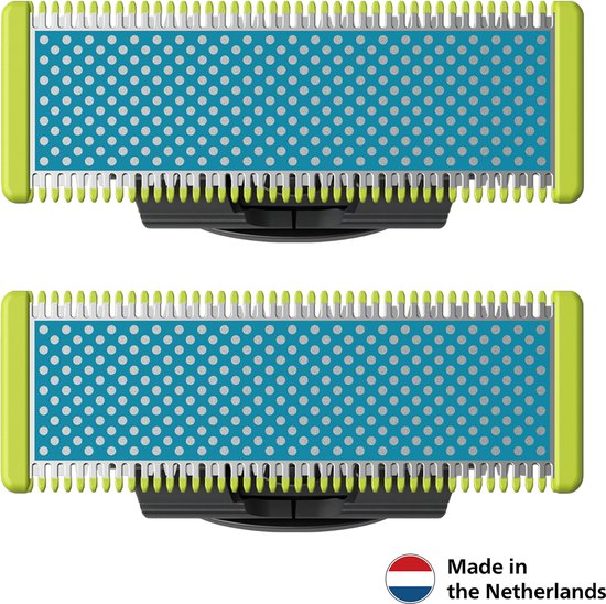 Philips OneBlade Anti-Frictie Blade - Vervangmesjes - Scheermesjes - 2 ...