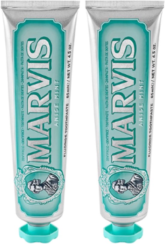 Marvis Anise Mint Toothpaste 85ml [set of 2 - 85ml x 2] | bol