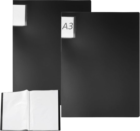 3 STKS A3 Display Folder - 30 Zakken A3 Portfolio Presentatie Boek voor ...