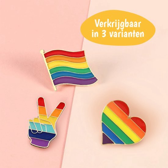 Gay Pride broches, LGBT regenboogspeldset, metalen Gay pin - Pride ...