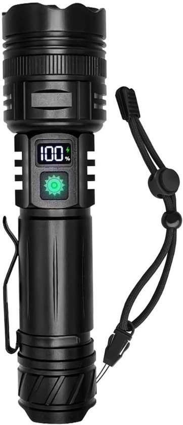 Opwindbare Zaklamp - Zaklamp - Zaklamp LED oplaadbaar - Zaklamp LED - Militaire... | bol