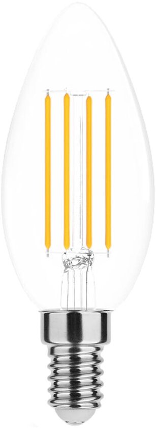 Modee E14 LED Lamp Dimbaar 7W - 806lm - 2700K - Warm Wit - LED Filament Kaarslamp B35... | bol