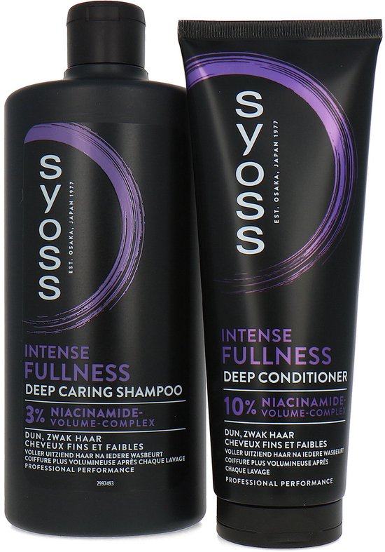 Shampooing et après-shampoing Syoss Intense Plénitude - 440 ml - 250 ml ...
