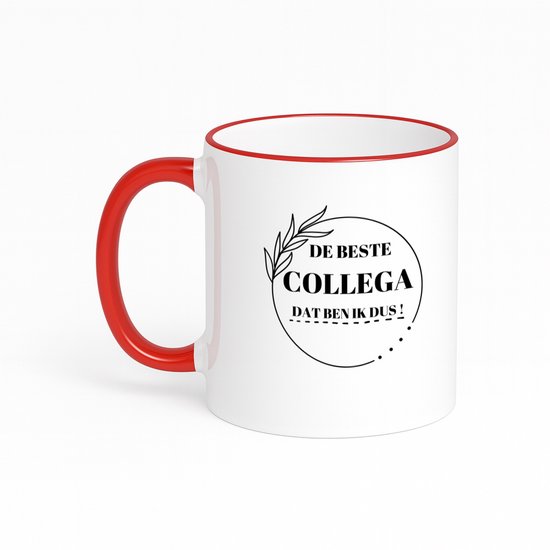 Hacebo® - de beste collega dat ben ik dus koffiebeker met gekleurde ...
