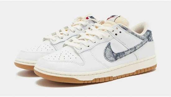 Nike Dunk Low New Americana Washed Denim - Maat 45 - Wit/Blauw ...
