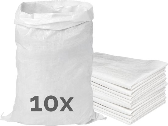 Garronda - Polypropyleen Zak - 80 x 50 cm - 10 Stuks – Tuinafvalzak ...