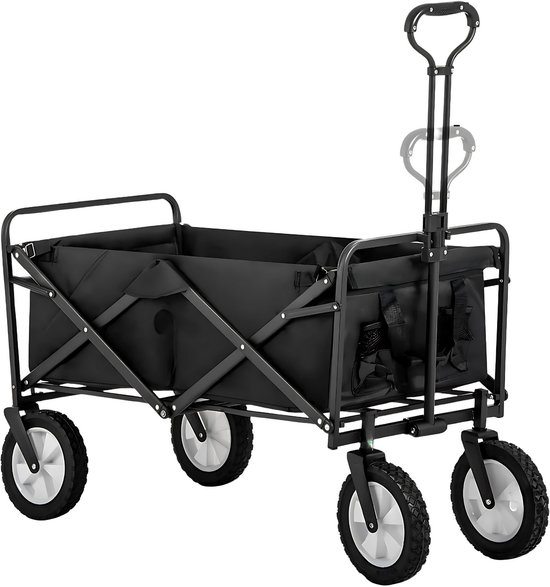 Bolderkar - Handkar Opvouwbaar - Praktisch voor Buiten - Inclusief Mesh ...