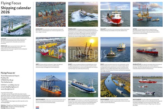 Shipping Kalender 2026 | bol