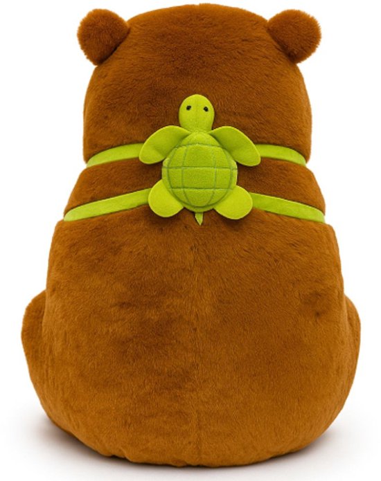 Capybara met Rugzak Pluche Knuffel XL 45 cm groot - Grote XXL Capibara ...