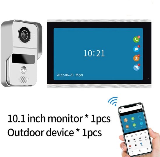 Video Deurbel – Slimme Deurbel – Draadloze Deurbel – Deurbel Met Camera ...