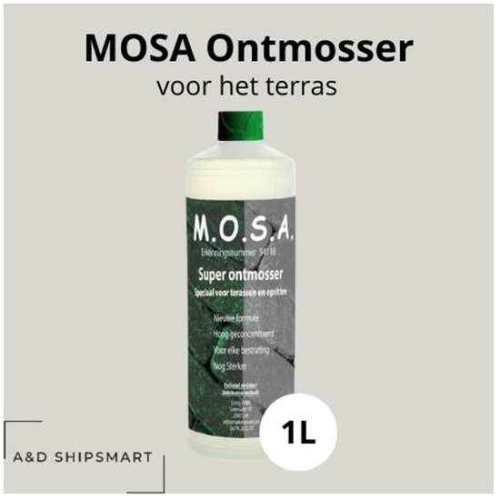 MOSA Ontmosser 1L - Tuin - Mos Vlekkenreiniger - Mos - Groen | bol