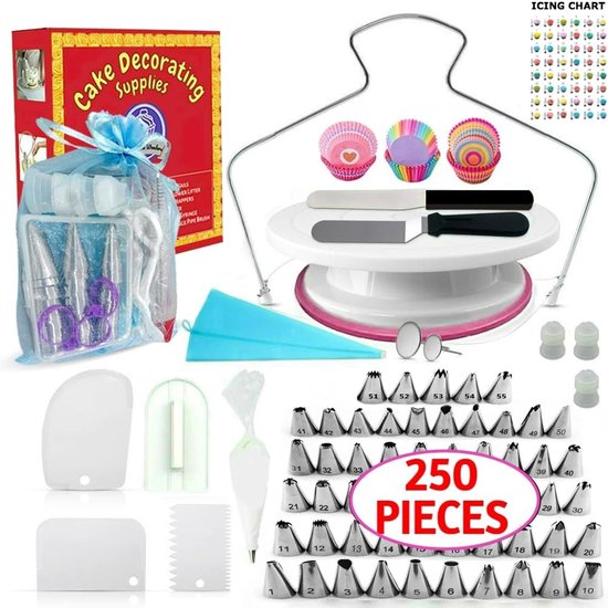 Cake Decorating Supplies - (SPECIAL CAKE DECORATION BUNDLE) - 48PCS ...