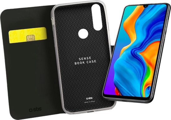 SBS Mobile Sense Book Case Huawei P30 Lite - Zwart | bol.com