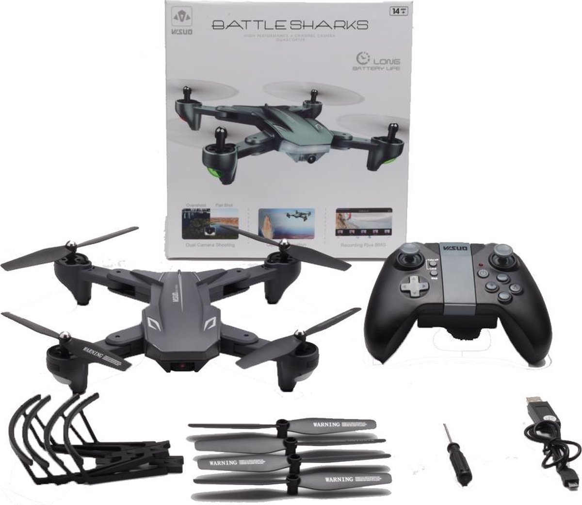 Visuo XS816 met extra accu- Wifi Drone met 4K HD Camera | bol.com