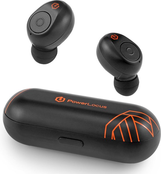 PowerLocus PLX3 Volledig Draadloze Oordopjes - Oranje | bol.com