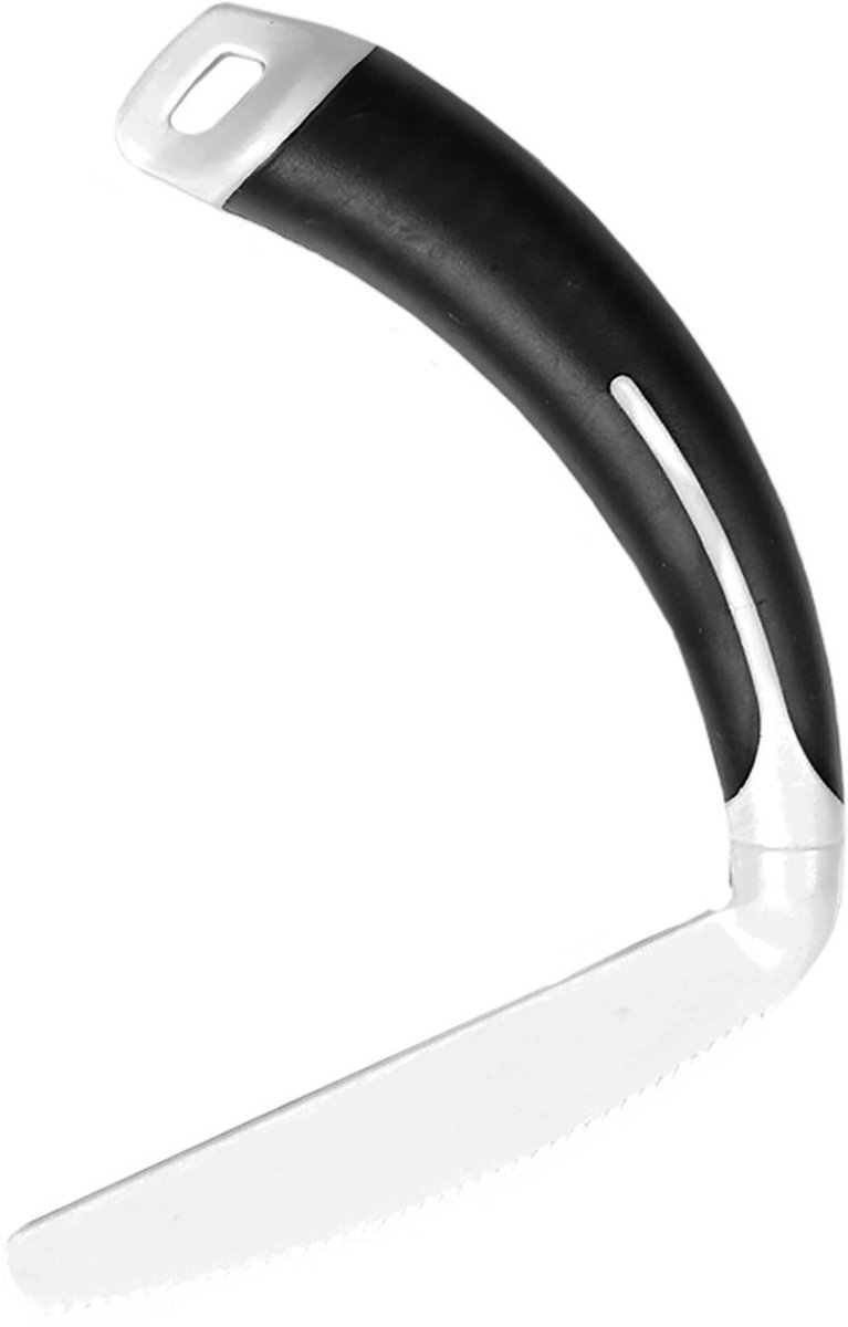 Mes met gebogen handvat - gehoekt mes, aangepast bestek voor links- en ...