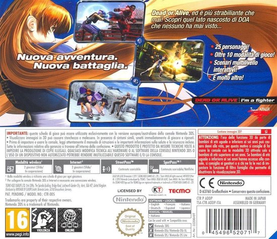 Nintendo Dead Or Alive Dimensions 3ds, Nintendo 3DS | Games | bol