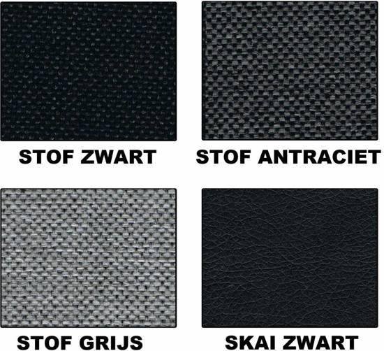 Boxspring Bravo - 80x210 - Pocketvering - Stof Zwart - Beddenbriljant ...