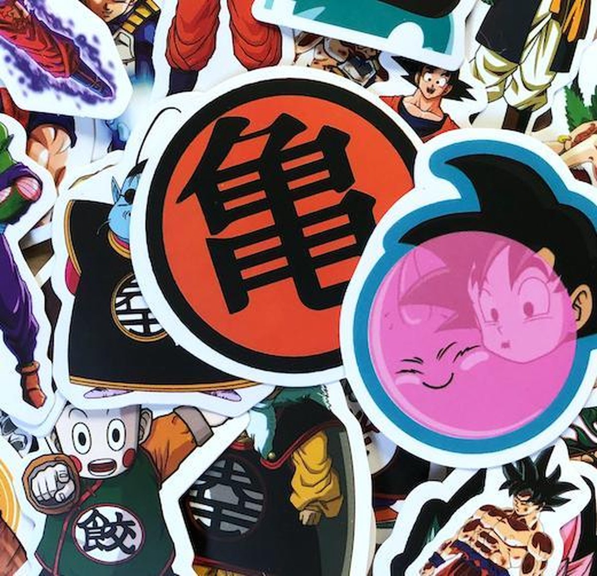 bol.com | Dragon ball Z stickers vinyl - 10 stuks laptopstickers