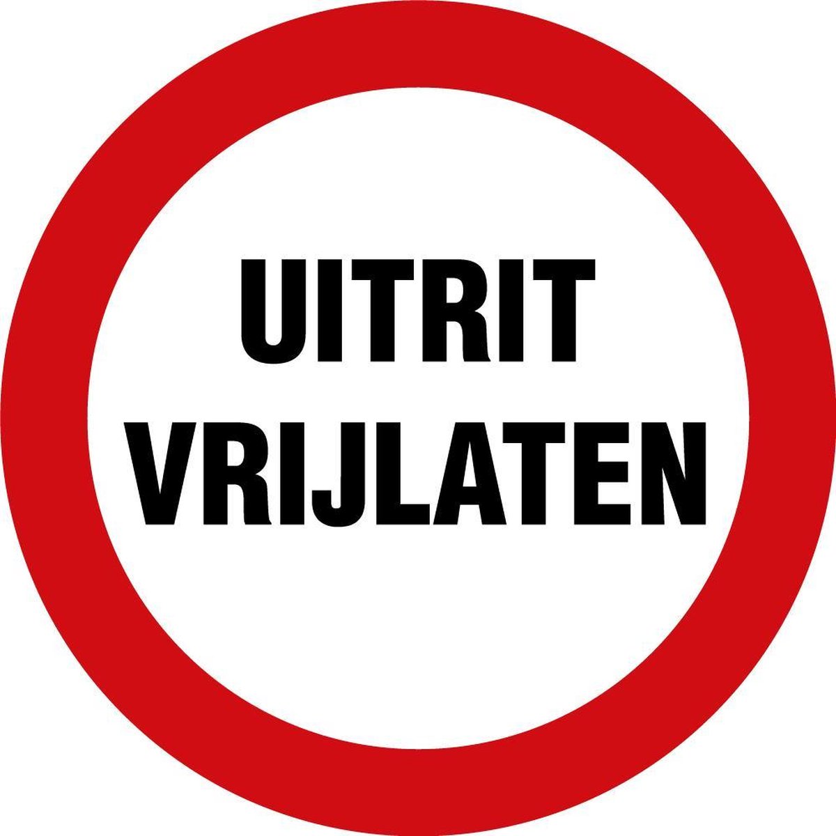 Uitrit Vrijlaten Bord 23 cm | bol.com