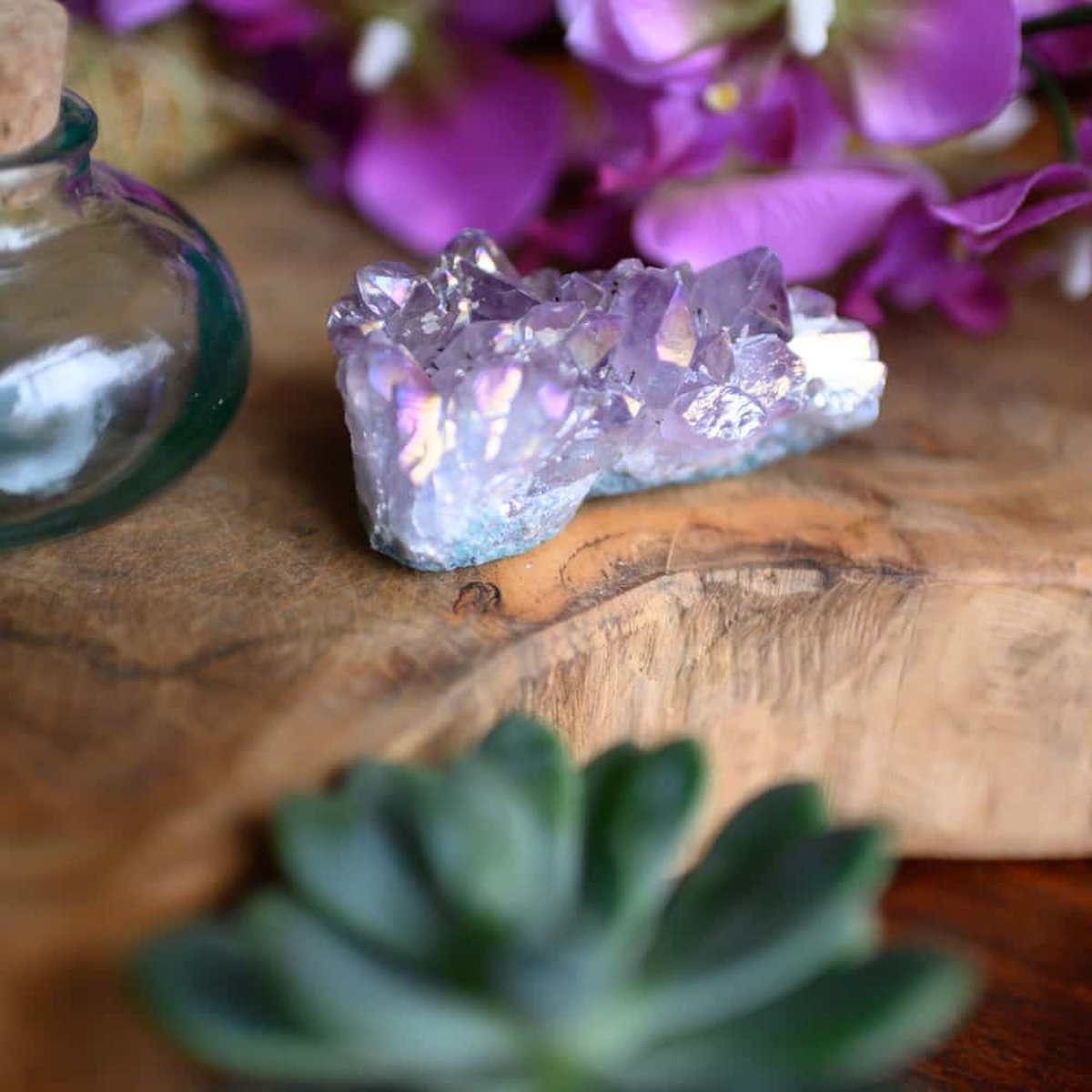 Ruwe Angel Aura Kwarts – Groot | bol