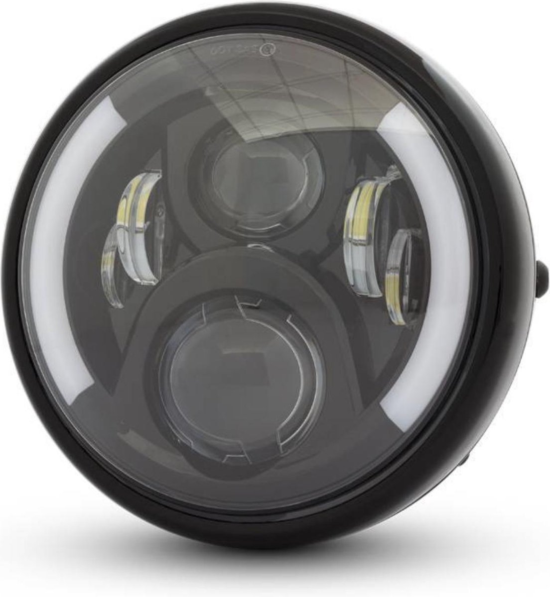 7.7" Multi LED Koplamp + Knipperlichten Black Type 2 | bol