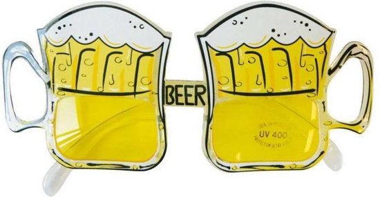 Bril thema fun party bril model bierglas - carnaval verkleed brillen ...