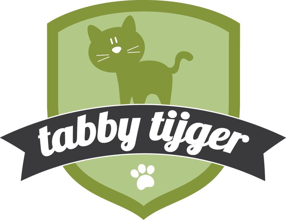 Tabby Tijger Ping-Pong Struisje - Kattenspeelgoed - Struisvogel Veren ...