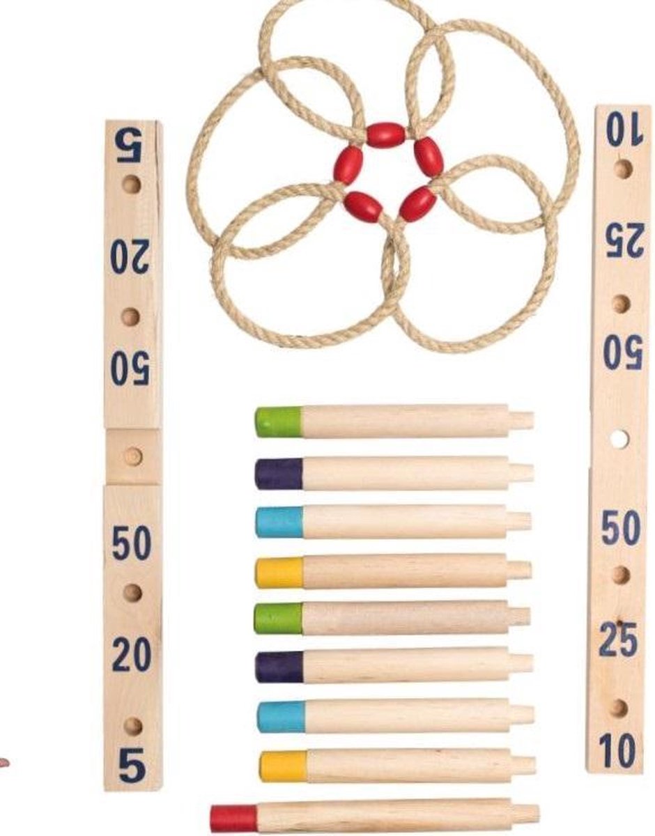 Woody - Houten ringwerpspel met punten | Games | bol.com