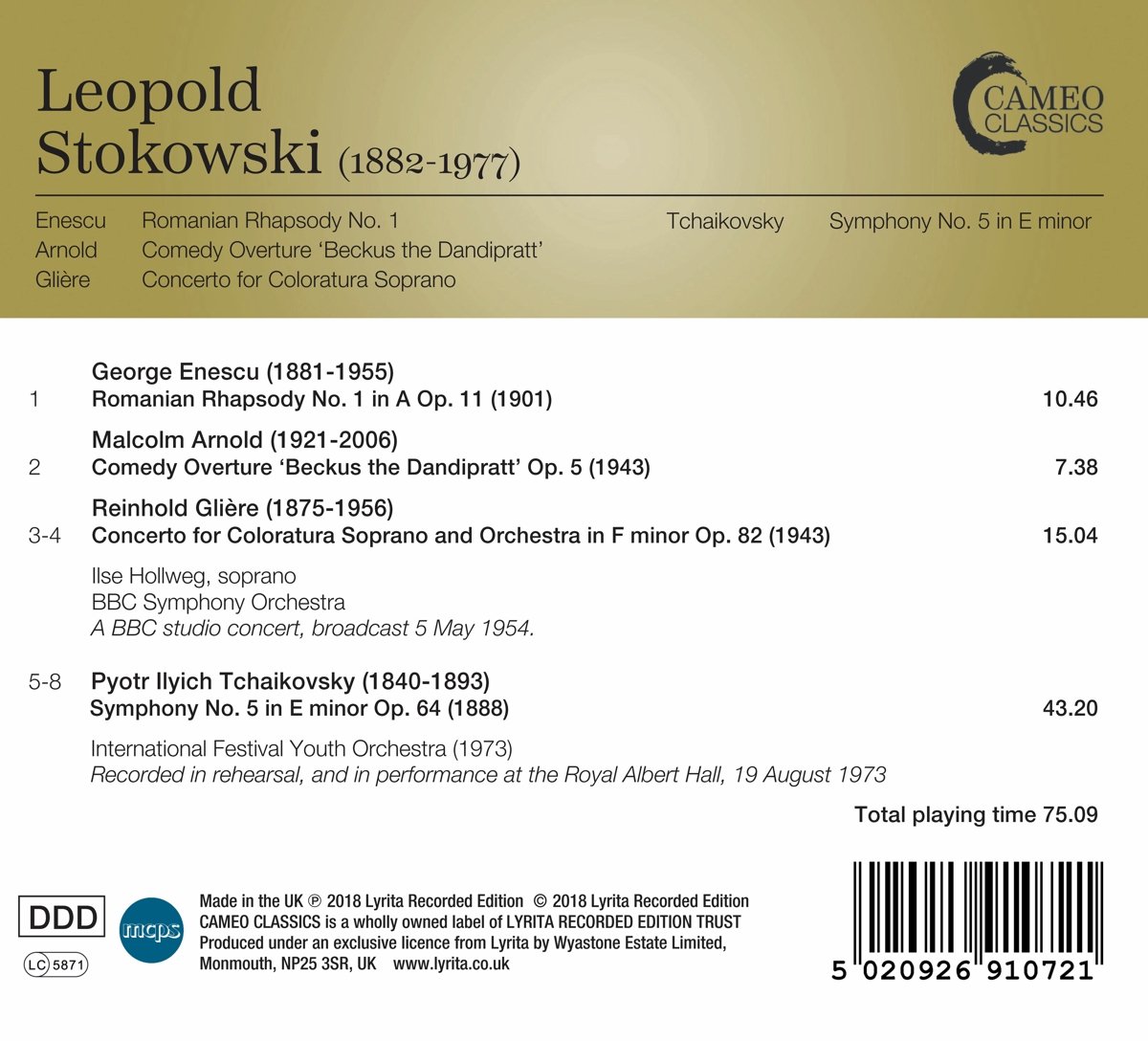 BBC Symphony Orchestra, Leopold Stokowski - Leopold Stokowski Conducts ...
