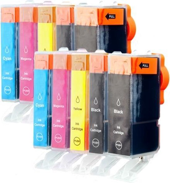 ActiveJet Inkt cartridges / Alternatief Spaarset 10 Patronen XL comp ...