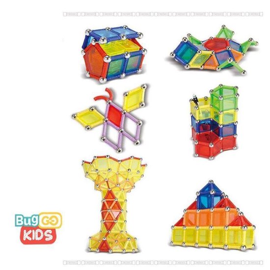 Magnetisch kasteel - Magnetische Bouwblokken set - Magneet Bouwstenen ...