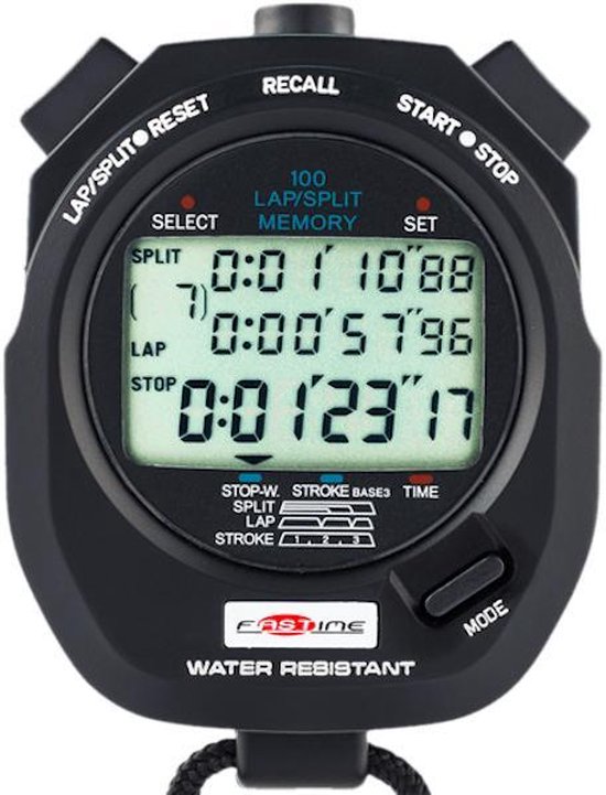 Fastime 9 Stopwatch Waterbestendig | bol