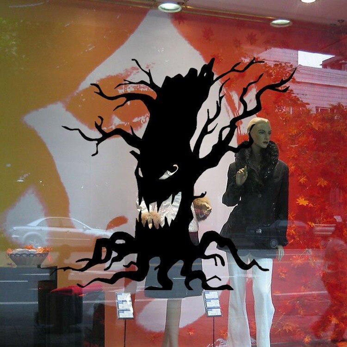 3D Sticker Decoratie aw9458 Magic Trunk Halloween Shop Glazen ...