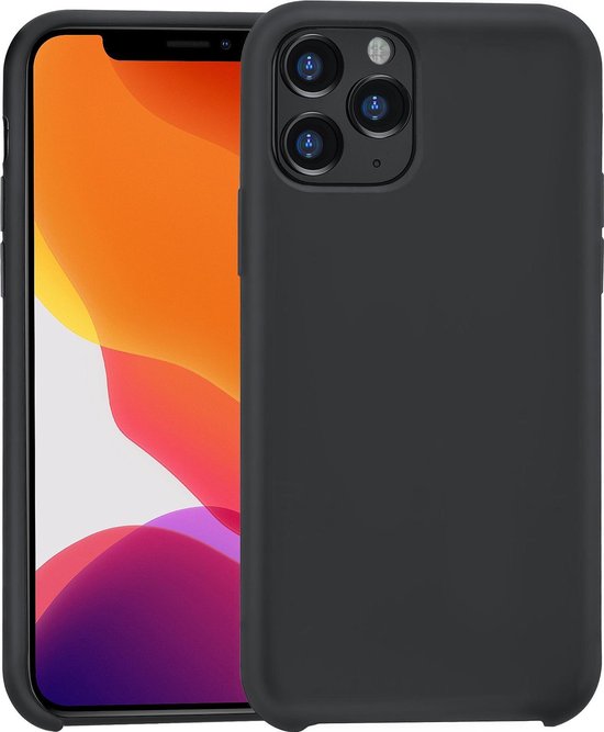 Apple iPhone 11 Pro Backcover Soft Touch - Zwart | bol.com