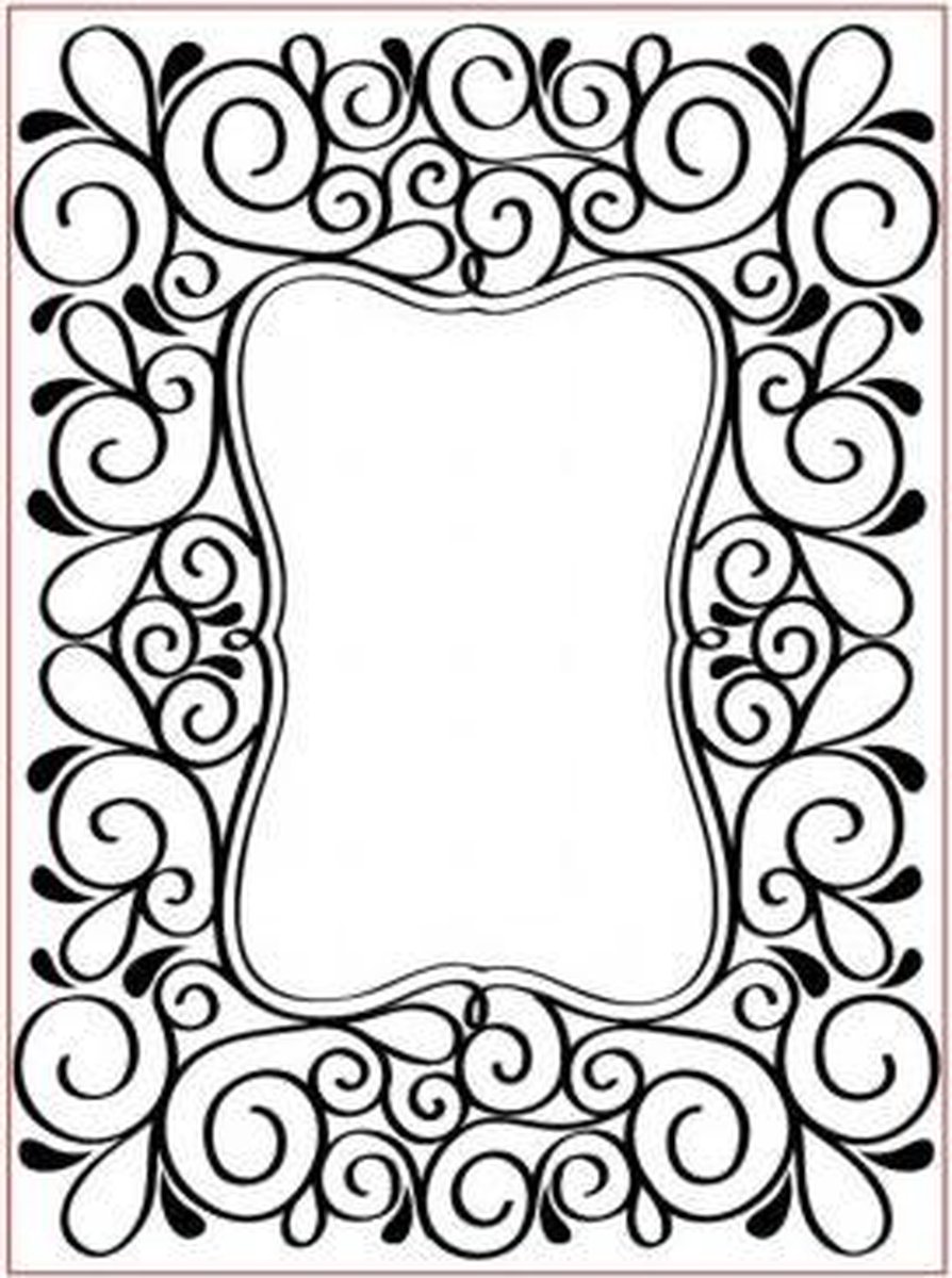 Darice Embossing Sjabloon - scroll | bol.com