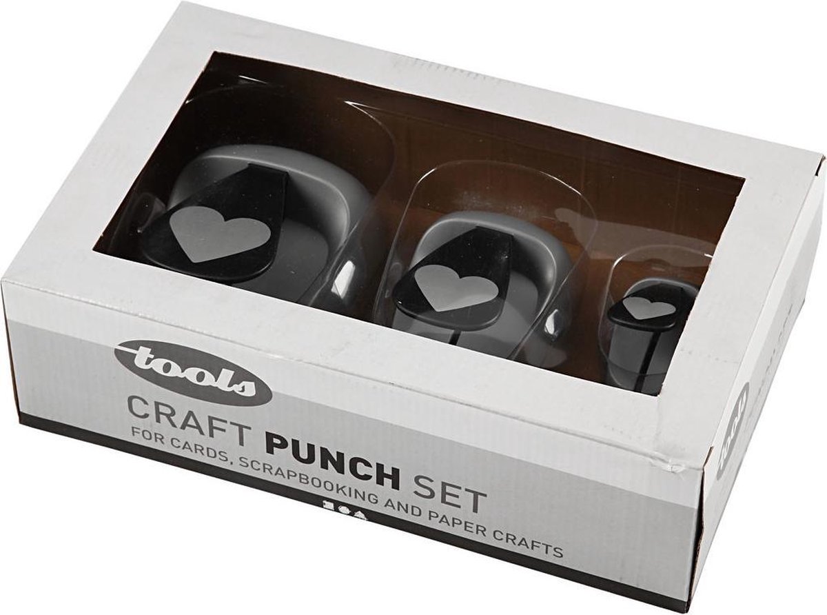 Ponsen set. hart. afm 25+49+75 mm. 3 stuk/ 1 doos | bol.com