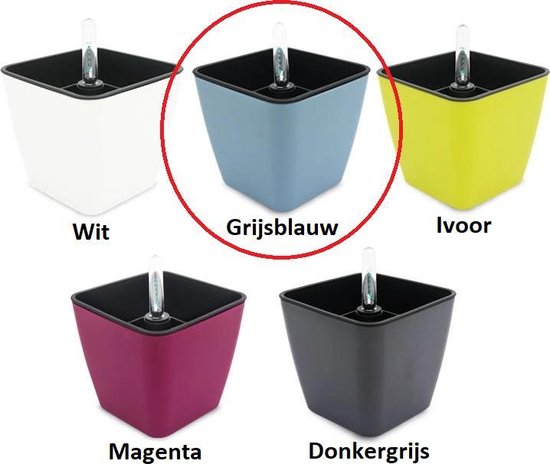 NOVOB - Bloempot met waterreservoir | Zelf watergevend | Met ...