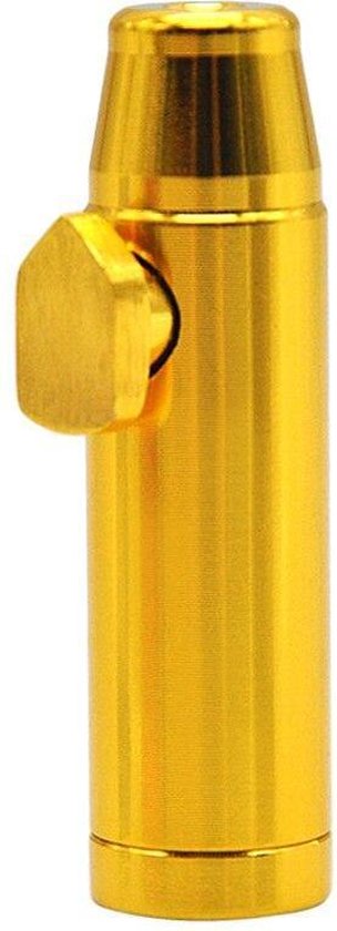 Metal Flat Bullet Rocket Snuff Sniffing Sniffer Flat Mouth Tips Snuff ...