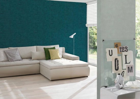 MODERN PETROL BEHANG - AS Creation Revival | bol