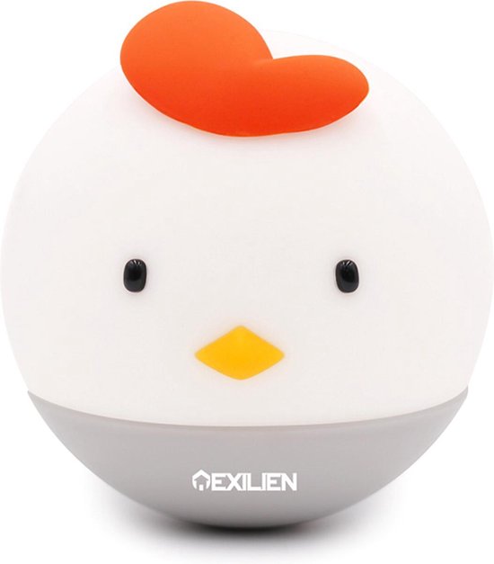 Exilien Kippie Knuffel Nachtlampje voor Kinderen - Kinderlamp met 7 ...