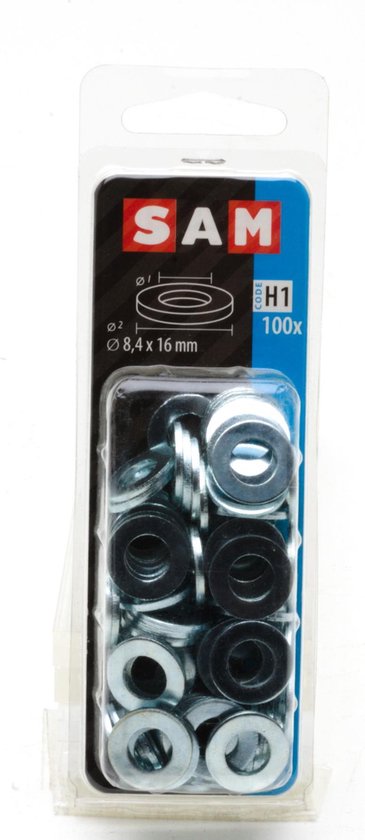 Mack Sluitringen 100 stuks 8,4 x 16 mm | bol